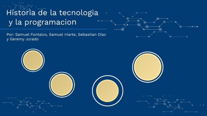Historia de la tecnologia y la programacion by Samuel David Fontalvo ...