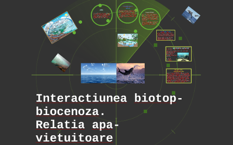 Interactiunea biotop-biocenoza. by Stefan Velicu on Prezi