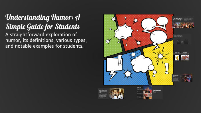 Understanding Humor: A Simple Guide for Students by Meriam jabar on Prezi