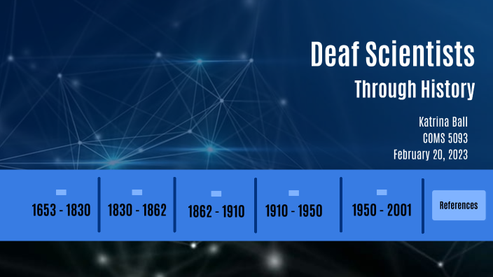 Deaf Scientists Timeline by Katrina Ball on Prezi