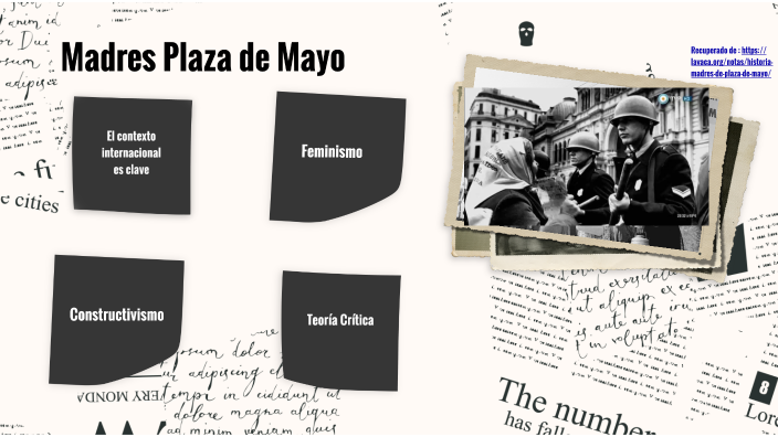 Analisis Madres Plaza de Mayo. Feminismo y constructivismo by Maria ...