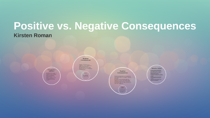 Positive vs. Negative Consequences by Kirsten Roman on Prezi