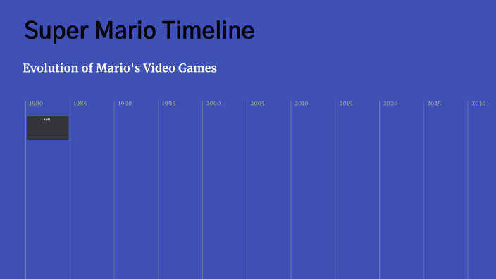 Super Mario Timeline by Isaac A on Prezi