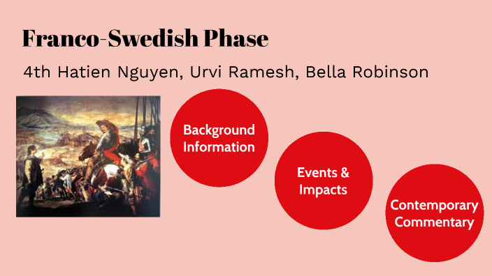 Franco-Swedish Phase 30 Yrs War by Bella Robinson on Prezi