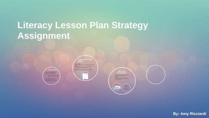 Literacy Lesson Plan Strategy Assignment by Amy R on Prezi