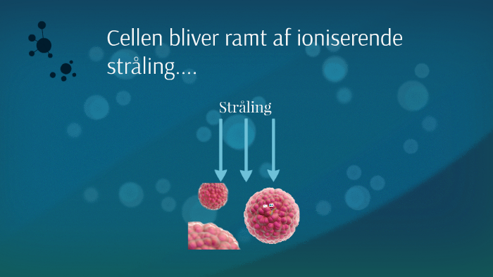 Cellen bliver ramt af ioniserende stråling.... by Phillip Lindholm on Prezi
