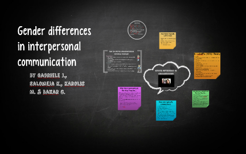 Gender differences in interpersonal communication? by Salomeja ...