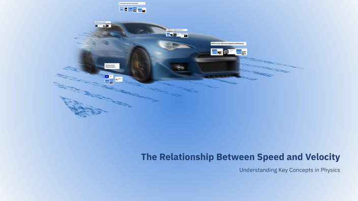 The Relationship Between Speed and Velocity by ahmet erdoğan on Prezi