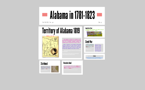 Alabama in 1781-1823 by sydney brooks on Prezi