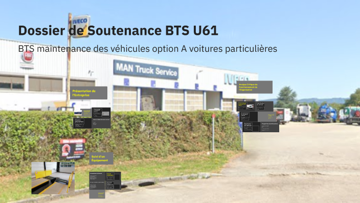 Dossier de Soutenance BTS U61 by Victor GUINE on Prezi