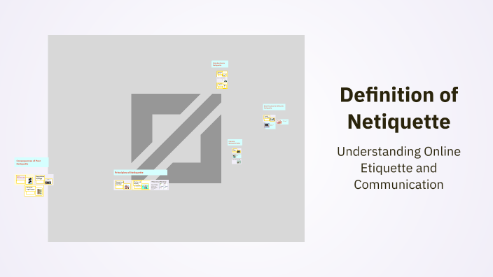 Definition of Netiquette by Binnur Uçar on Prezi