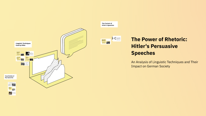 The Power of Rhetoric: Hitler's Persuasive Speeches by ryder vernon on ...