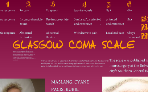 Glasgow coma scale by shena mae prejillana on Prezi