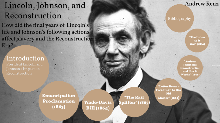 Lincoln, Johnson, and Reconstruction by Andrew Renz on Prezi