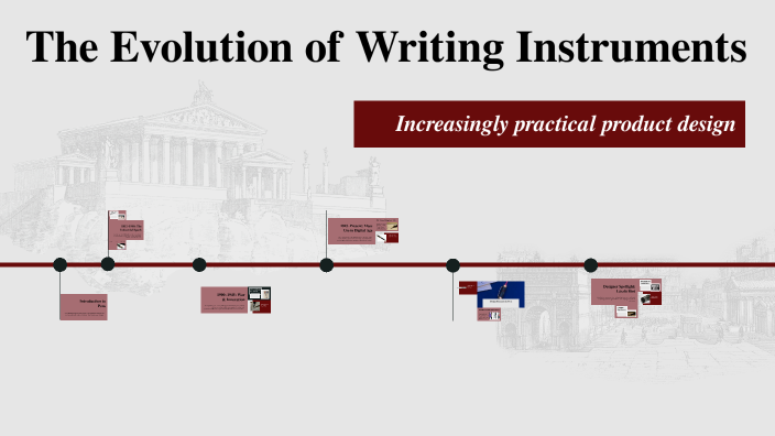 The Evolution of Writing Instruments by Shuo Zhang on Prezi