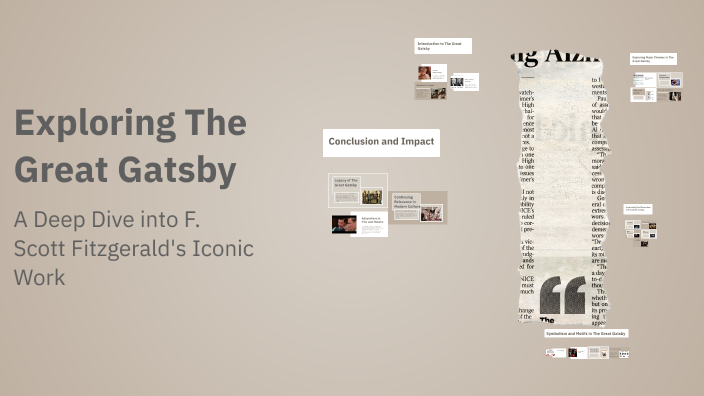 Exploring The Great Gatsby by Seth Koehler on Prezi