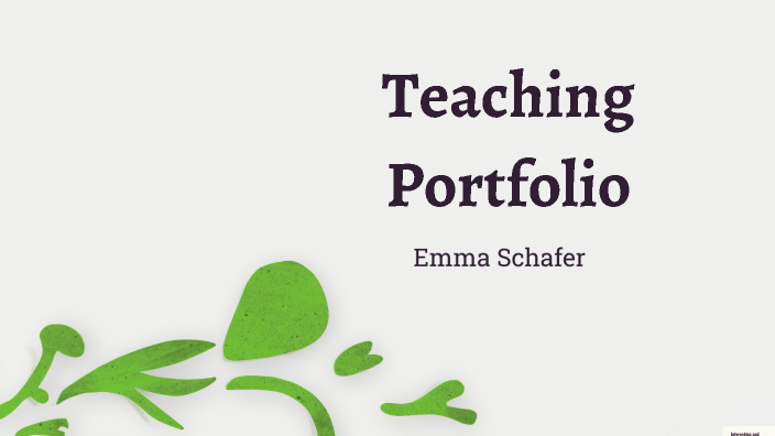 Professional Portfolio by Emma Schafer on Prezi