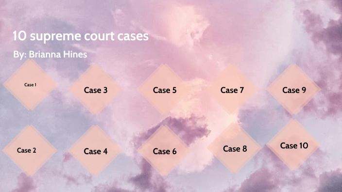 10 supreme court cases by Brianna Hines on Prezi