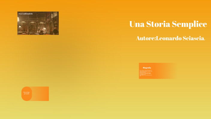 Una Storia Semplice: Analisi di un Libro Giallo by ANITA DI CRISTINA on ...