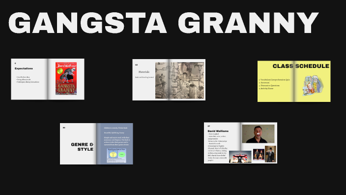 Gangsta Granny- Introduction by Caitlin Enright on Prezi