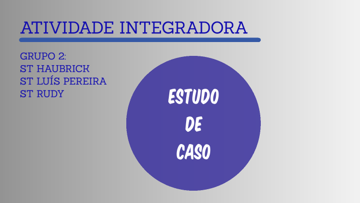 Atividade Integradora by Rudy Gomes on Prezi