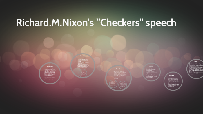 Richard.M.Nixon's "Checkers" speech by Frano Brkic Loya on Prezi