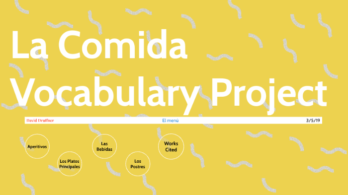 La Comida Vocabulary Project by David Druffner on Prezi
