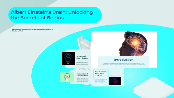 Albert Einstein’s Brain: Unlocking the Secrets of Genius by merve kelebek on Prezi