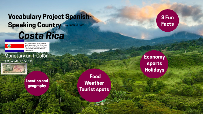 Vocabulary Project Spanish-Speaking Country by Josh Born on Prezi