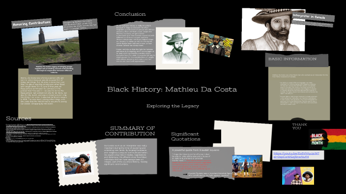 Black History: Mathieu Da Costa by Jasleen Sidhu on Prezi