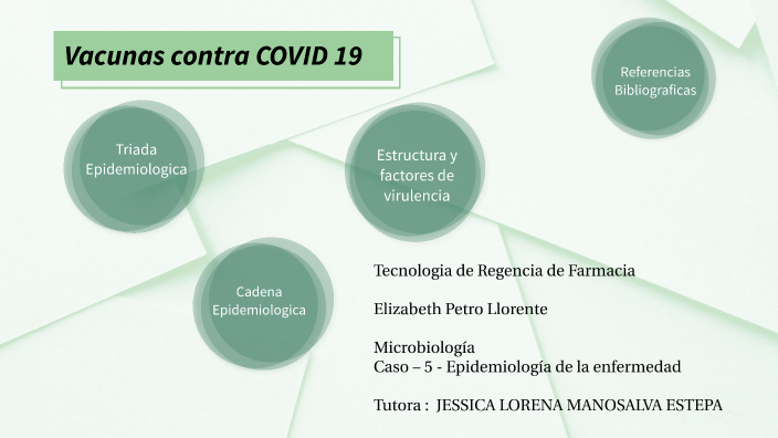 Caso – 5 - Epidemiología de la enfermedad by Elizabeth Petro on Prezi