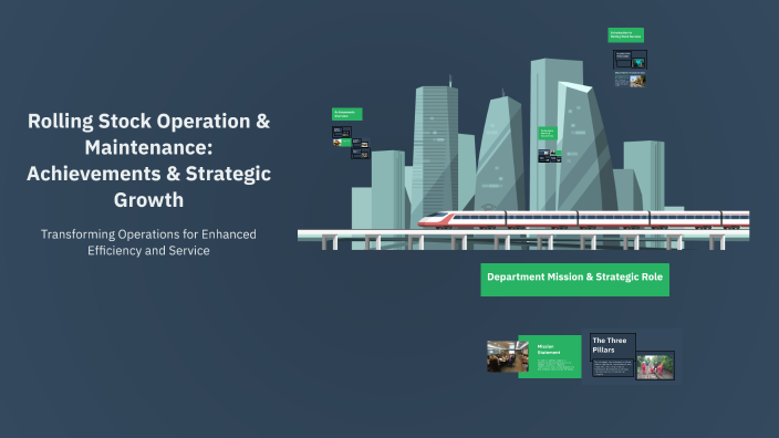 Rolling Stock Operation & Maintenance: Achievements & Strategic Growth ...