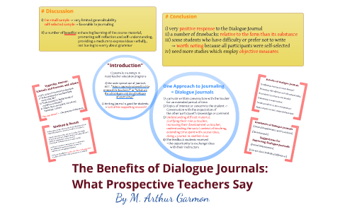The Benefits of Dialogue Journals: What Prospecive Teachers Say by Min ...