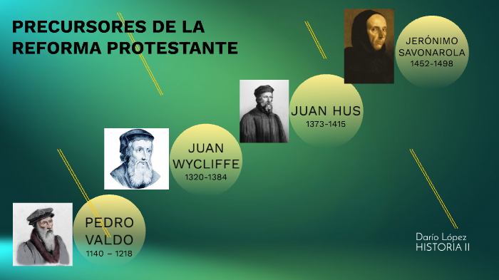 PRECURSORES DE LA REFORMA by Dario Lopez on Prezi