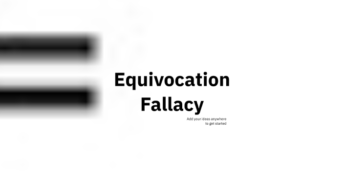 Equivocation Fallacy by Simon Berger on Prezi