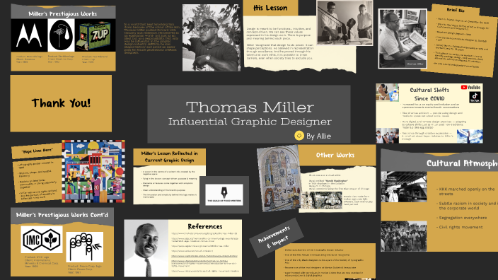 Thomas Miller Influential Graphic Designer by Allison Noel on Prezi
