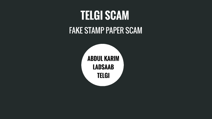 Telgi Scam by Akshat Aditya on Prezi