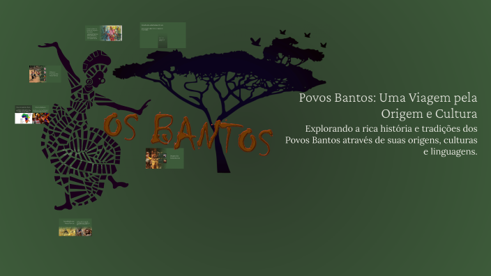 Povos Bantos: Uma Viagem pela Origem e Cultura by VITORIA VITORIA DOS ...