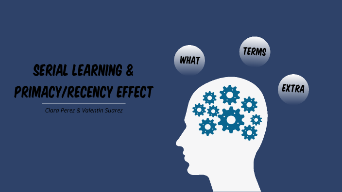 Serial Learning & Primacy/Recency Effect by Clara Perez Garcia on Prezi