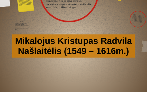 Mikalojus Kristupas Radvila Našlaitėlis (1549 – 1616m.) by Julija ...