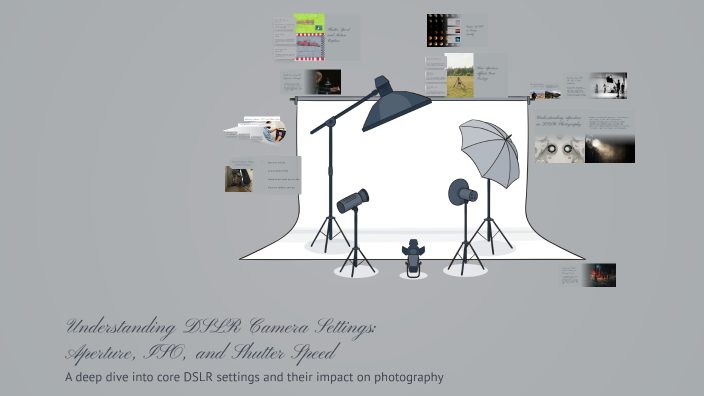 Understanding DSLR Camera Settings: Aperture, ISO, and Shutter Speed by ...