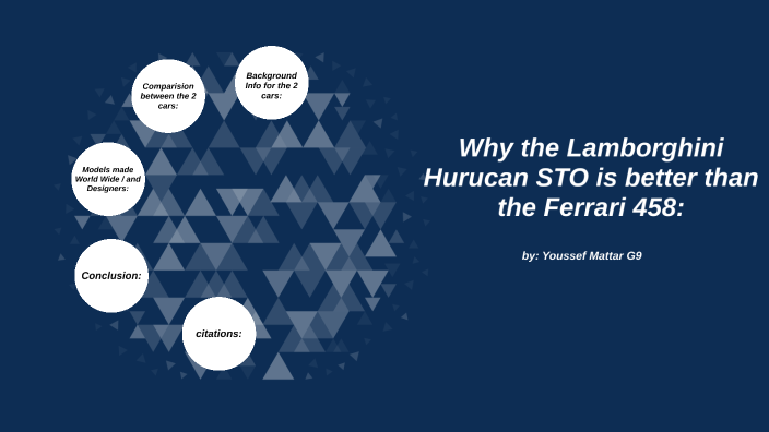 STO vs 458 by youssef mattar on Prezi