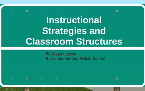 Instructional Strategies and Classroom Structures by Yekaterina Loseva ...
