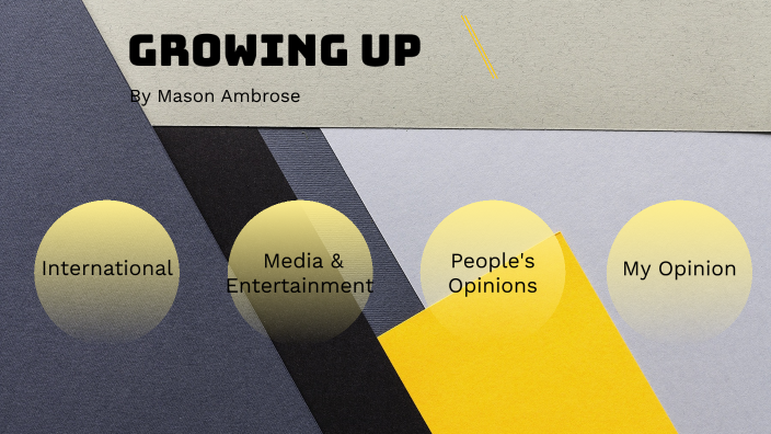 Growing up project by Mason Ambrose on Prezi