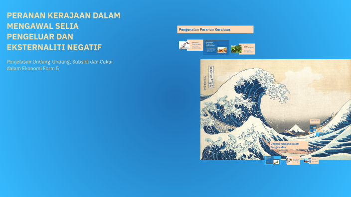 PERANAN KERAJAAN DALAM MENGAWAL SELIA PENGELUAR DAN EKSTERNALITI ...