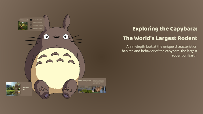 Exploring the Capybara: The World's Largest Rodent by Sharon Poelman on ...