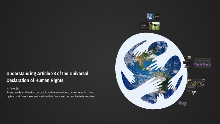 Understanding Article 28 of the Universal Declaration of Human Rights ...