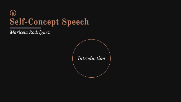 self concept speech by maricela rodriguez on Prezi