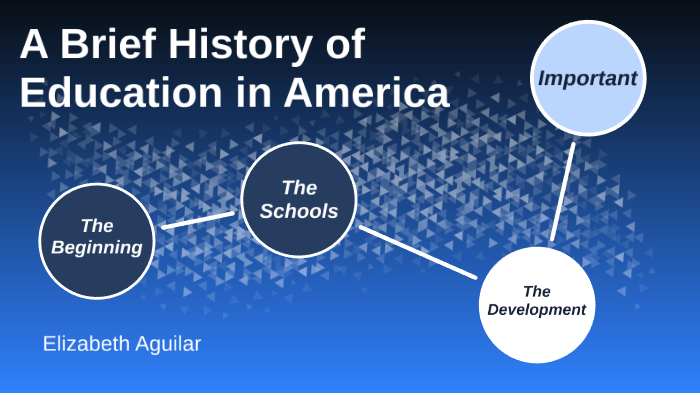 A Brief History of Education in America by Elizabeth Aguilar on Prezi