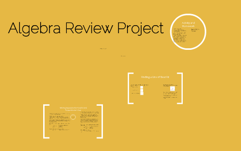 Algebra Review Project by Math Project on Prezi